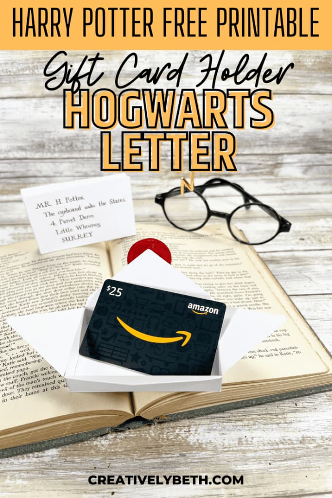 Die Cut Harry Potter Craft Hogwarts Letter
