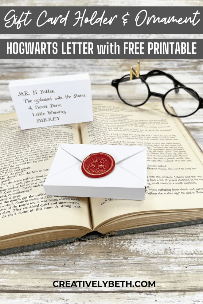 Die Cut Harry Potter Craft Hogwarts Letter
