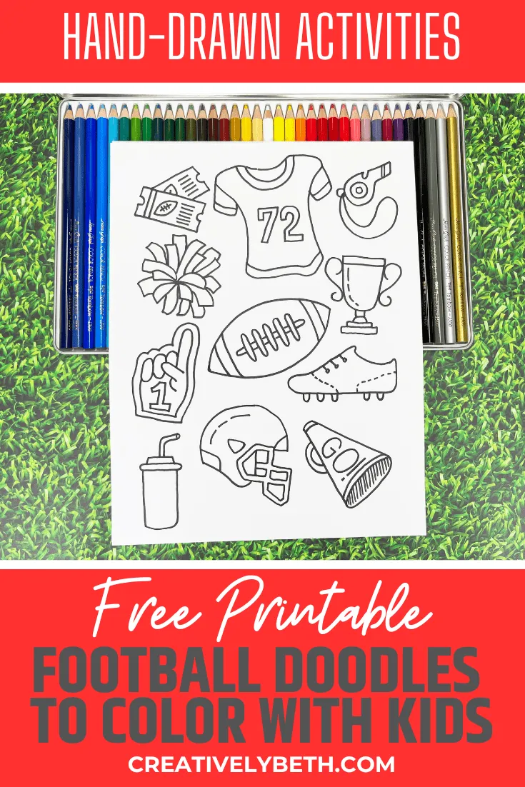 Free Printable Football Doodles