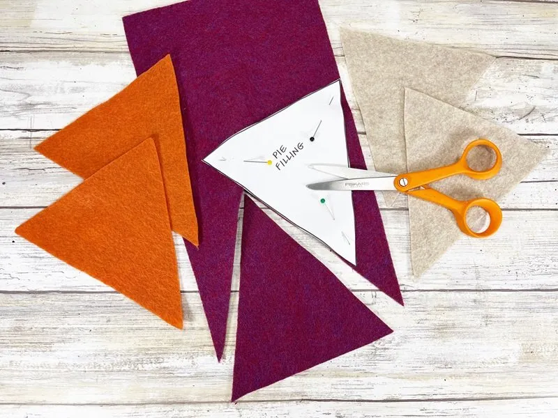 DIY Thanksgiving Pie Banner with Kunin Felt