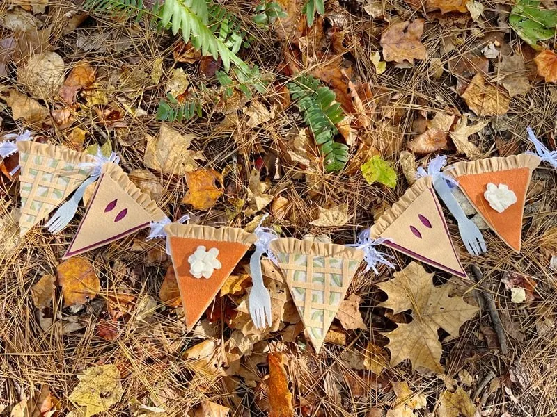 DIY Thanksgiving Pie Banner with Kunin Felt