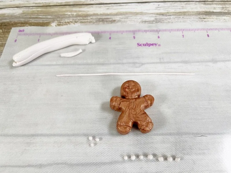 Polymer Clay Gingerbread Man