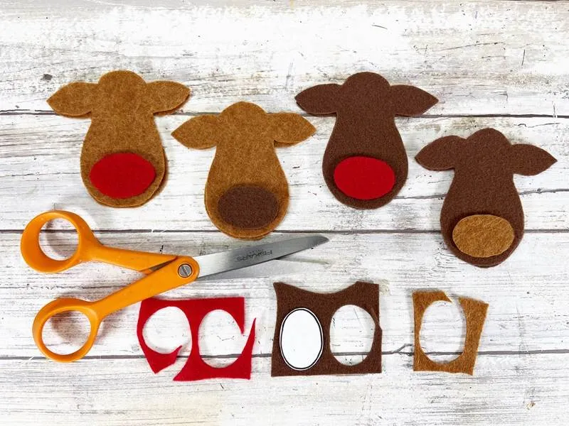 Candy Cane Reindeer Craft