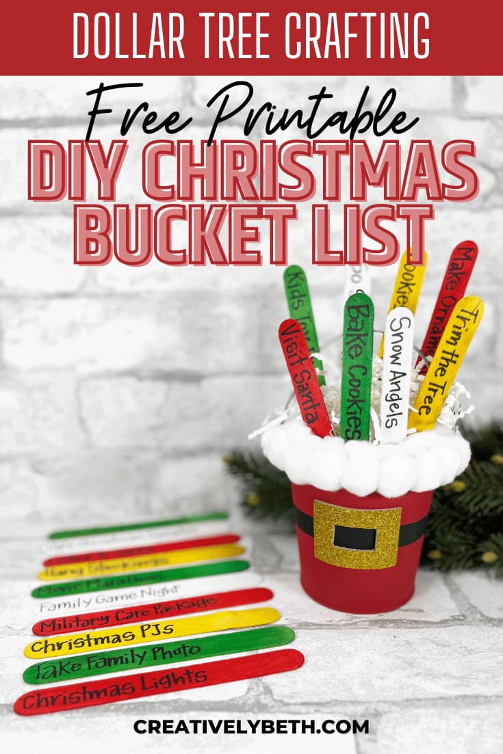 Dollar Tree Christmas Bucket List