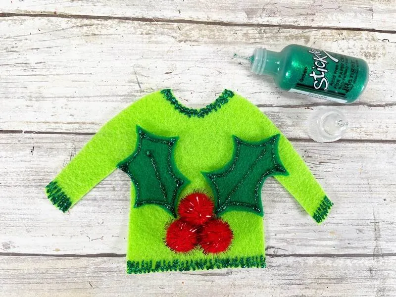 Easy Ugly Christmas Sweater Ornaments