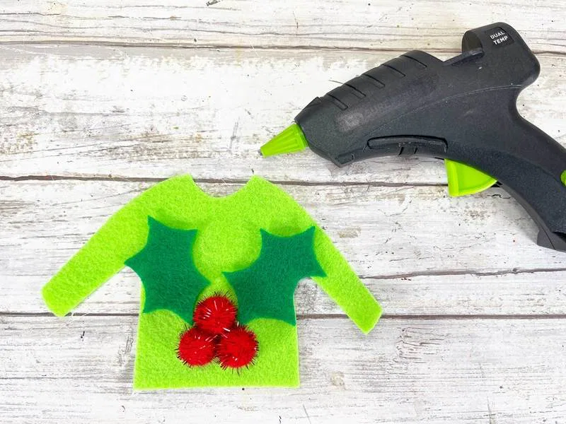 Easy Ugly Christmas Sweater Ornaments