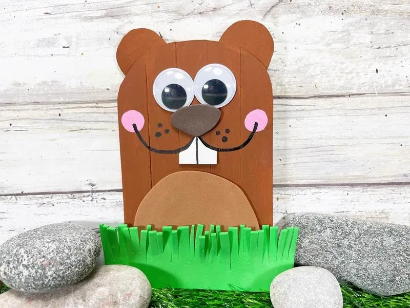 Groundhog Printable Coloring Page