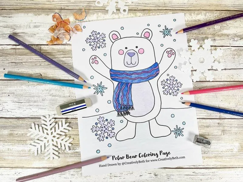 Free Printable Winter Coloring Pages