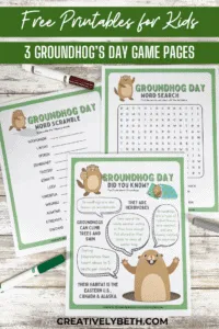 Free Groundhog Day Printables