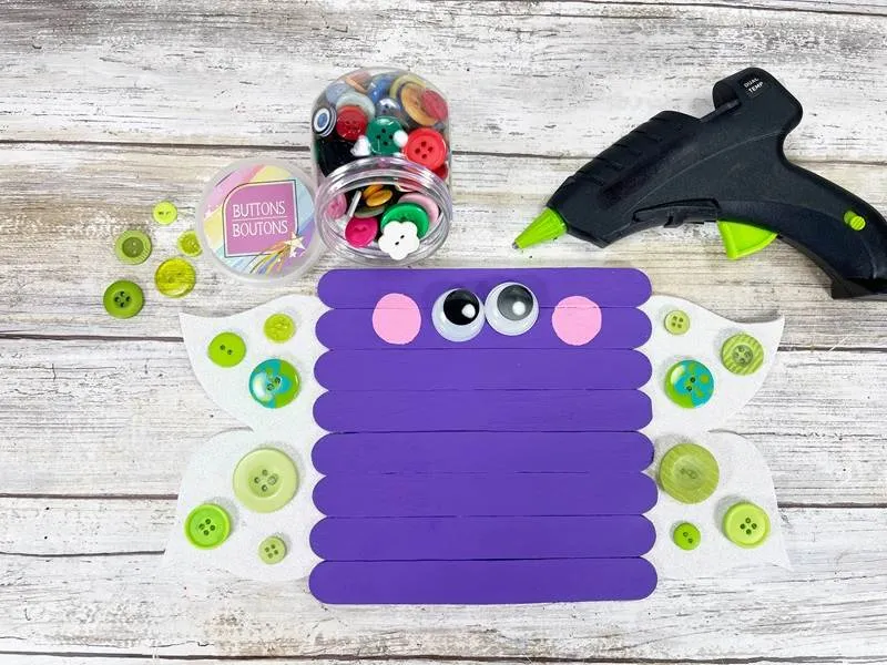 Dollar Tree Craft Stick Butterfly