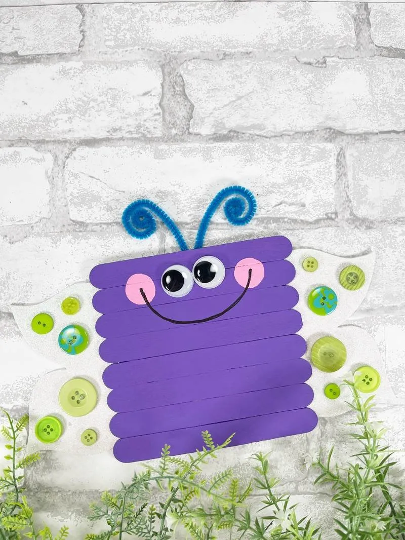 Dollar Tree Craft Stick Butterfly