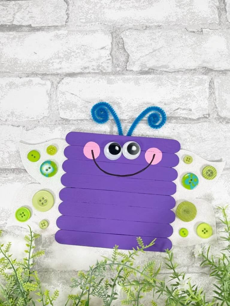 Dollar Tree Craft Stick Butterfly