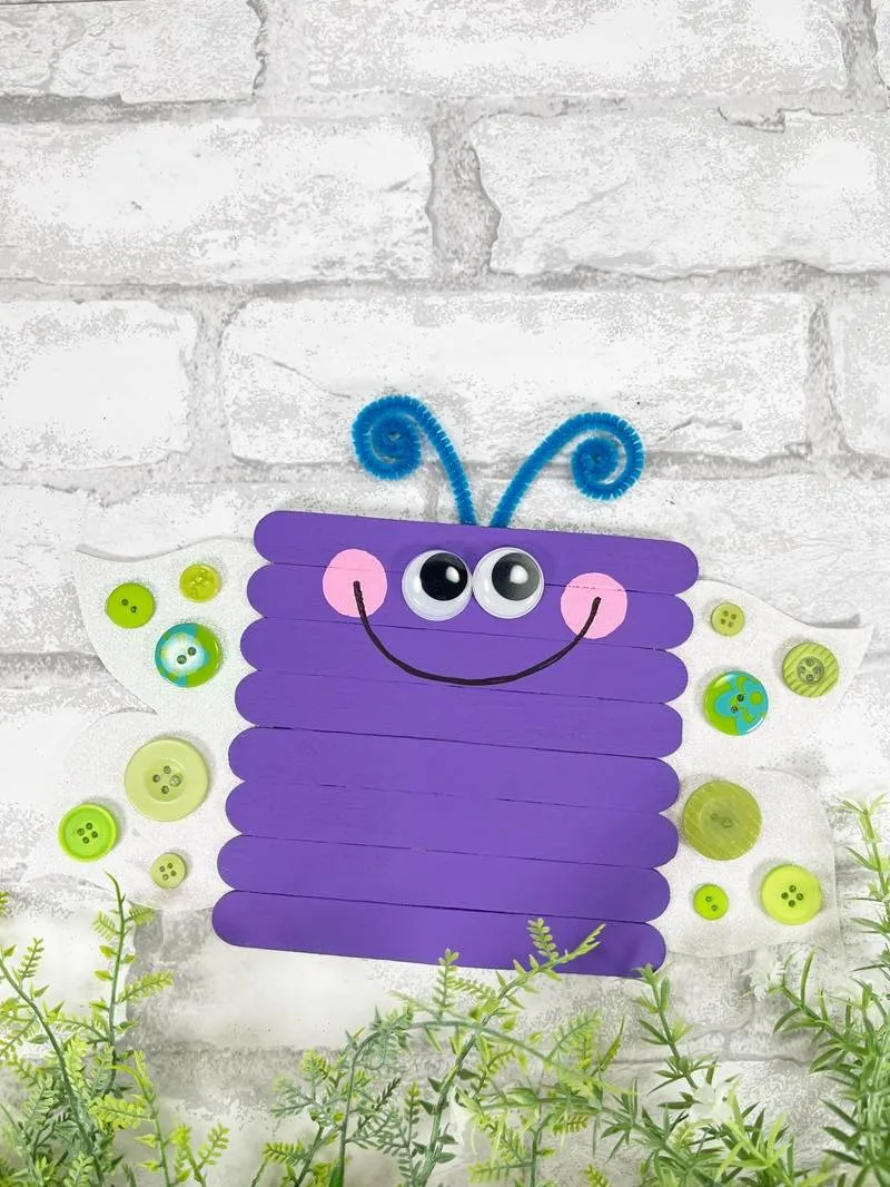 Dollar Tree Craft Stick Butterfly