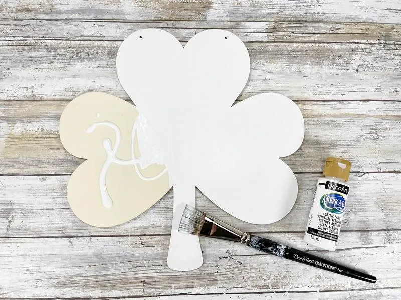 Dollar Tree Buffalo Plaid Shamrock