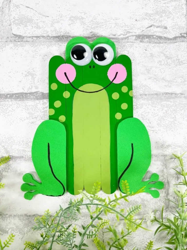 Dollar Tree Craft Stick Frog