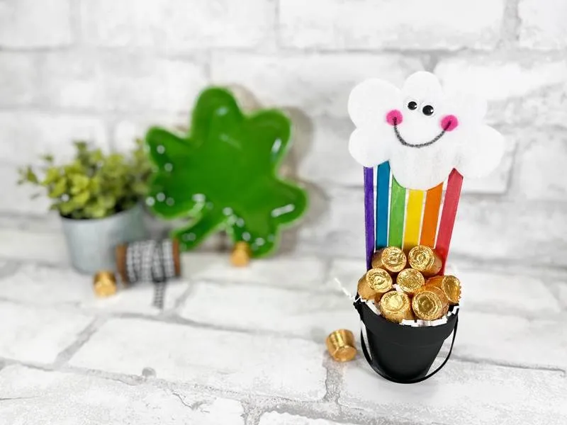 Dollar Tree Rainbow Pot of Gold
