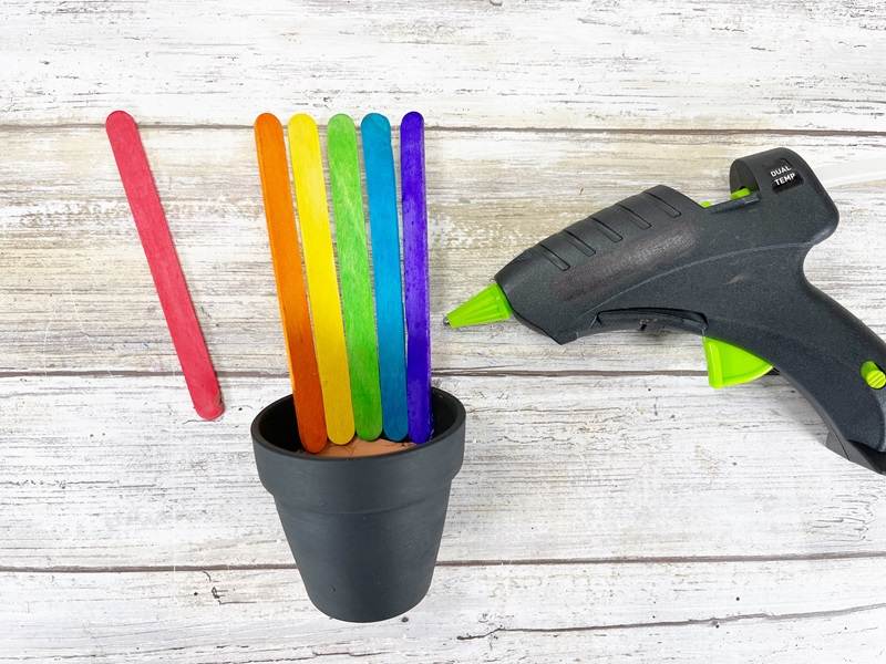 Dollar Tree Rainbow Pot of Gold