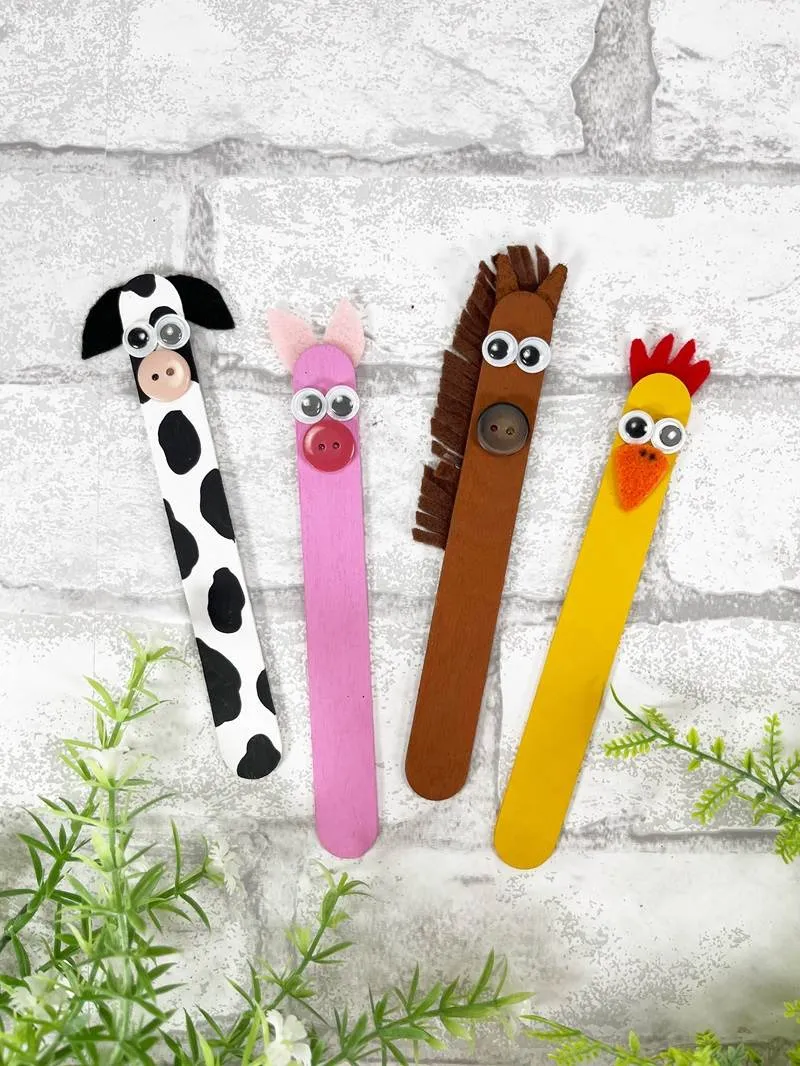 Craft Stick Farm Animals