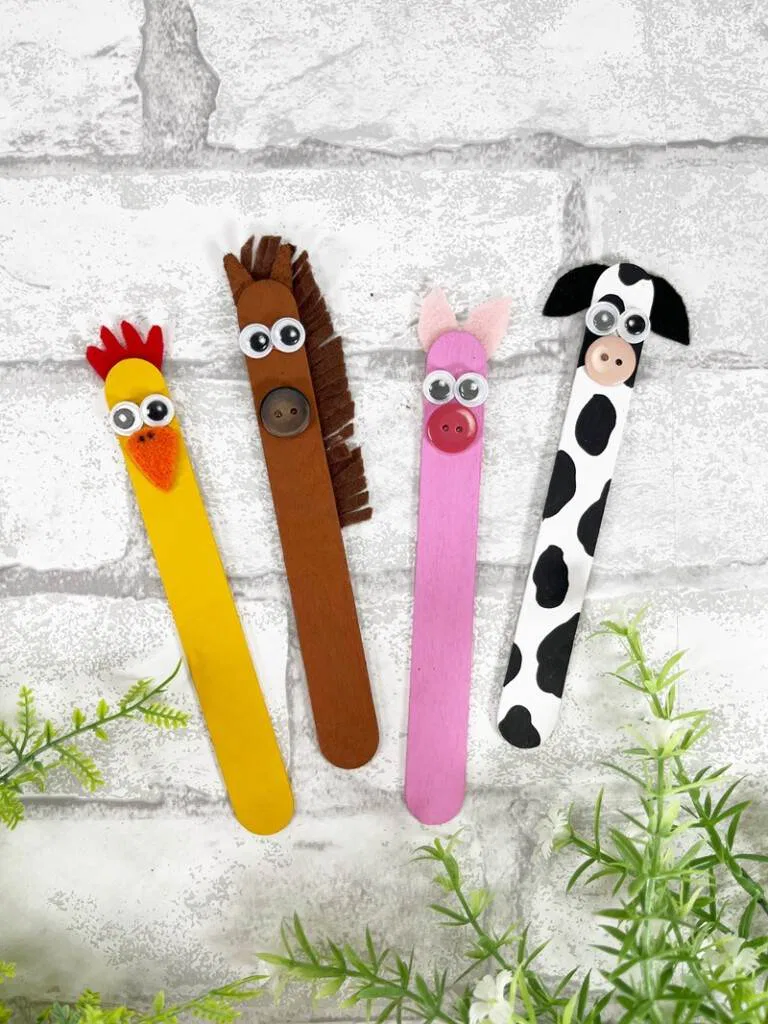 Craft Stick Farm Animals