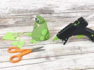 Dollar Tree Clay Pot Frog