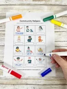 Free Community Helpers Printables