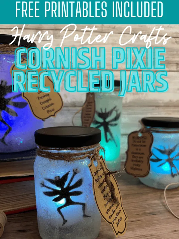 Harry Potter Crafts DIY Cornish Pixie Jars Story | Creatively Beth