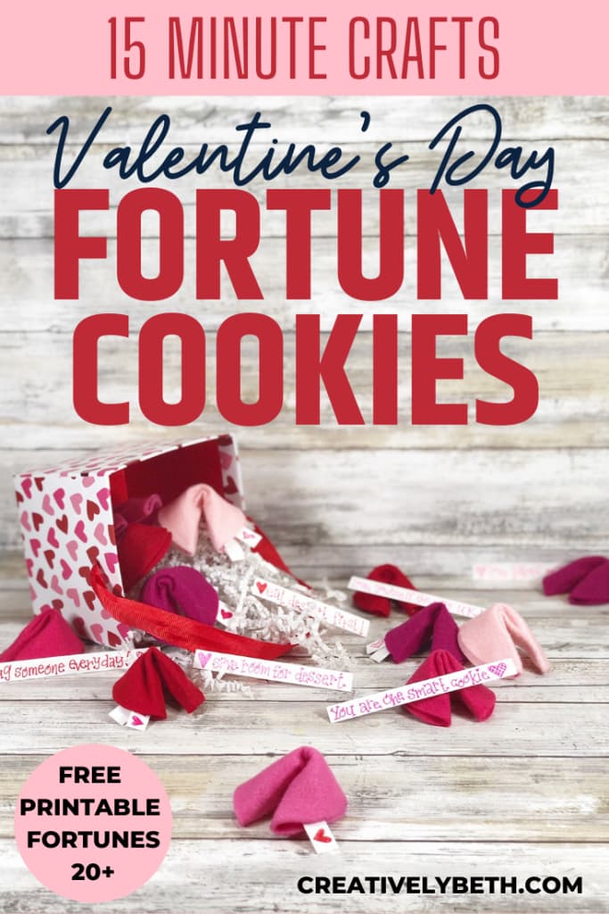 15 Minute Felt Fortune Cookies