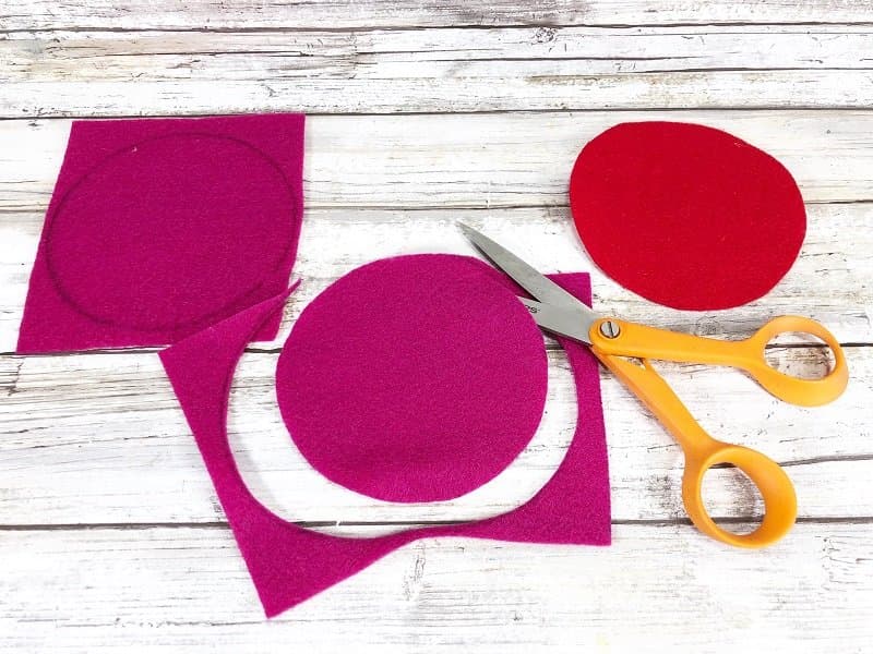 15 Minute Felt Fortune Cookies