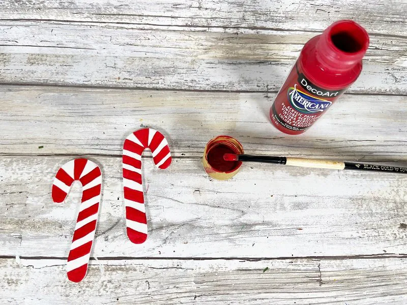 Dollar Tree Christmas Craft Stick Gingerbread House